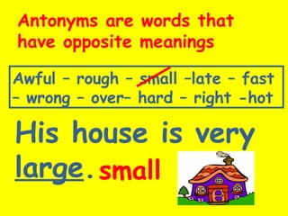Antonyms | PPT