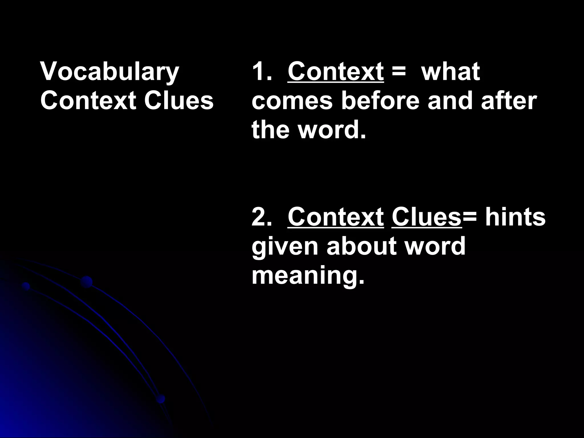 Antonyms as context clue | PPT
