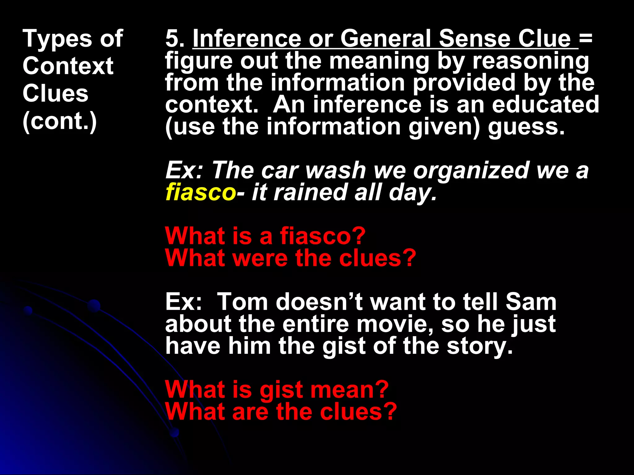 Antonyms as context clue | PPT