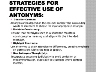 ANTONYMS(opposite words,meaningggg).pptx