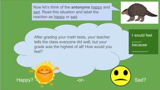 Antonyms and Synonyms PowerPoint for ESL | PPTX