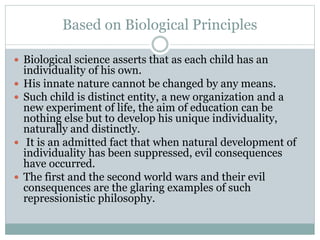 INDIVIDUAL AIM OF EDUCATION PPT | PPTX