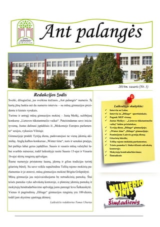 Ant palanges (nr.3) | PDF