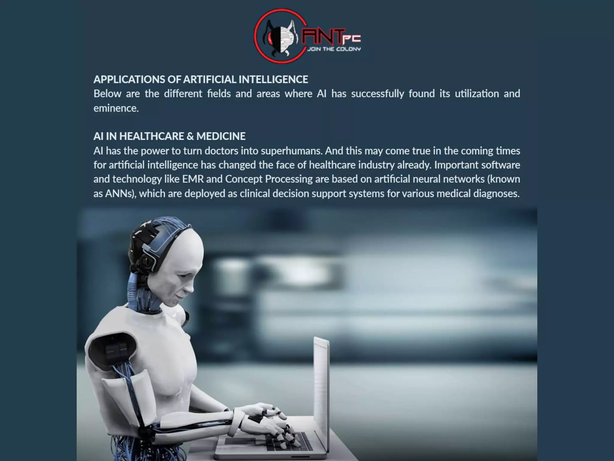 Applications of Artificial Intelligence | PPTX