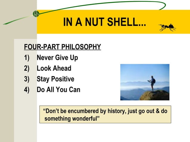 Ant philosophy | PPT