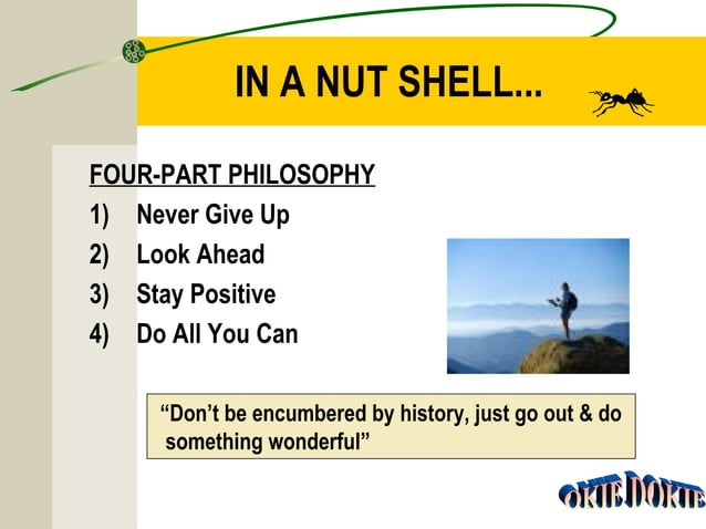 Ant philosophy | PPT