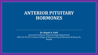 Ant pituitary hormones | PDF