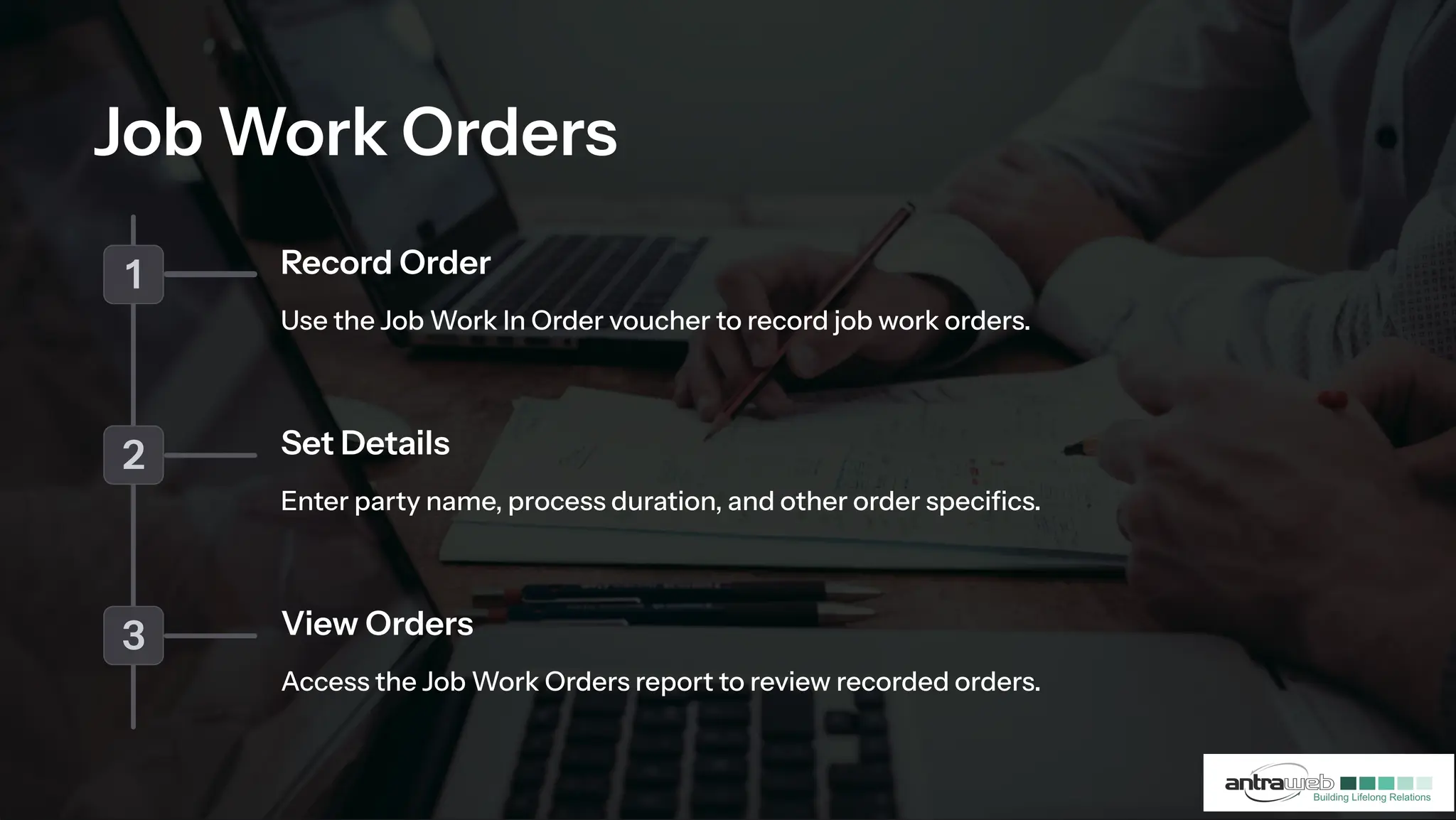 Manage- Job Work In TallyPrime with Antraweb Technologies | PDF ...