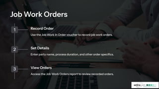 Manage- Job Work In TallyPrime with Antraweb Technologies | PDF | Logistics | Business