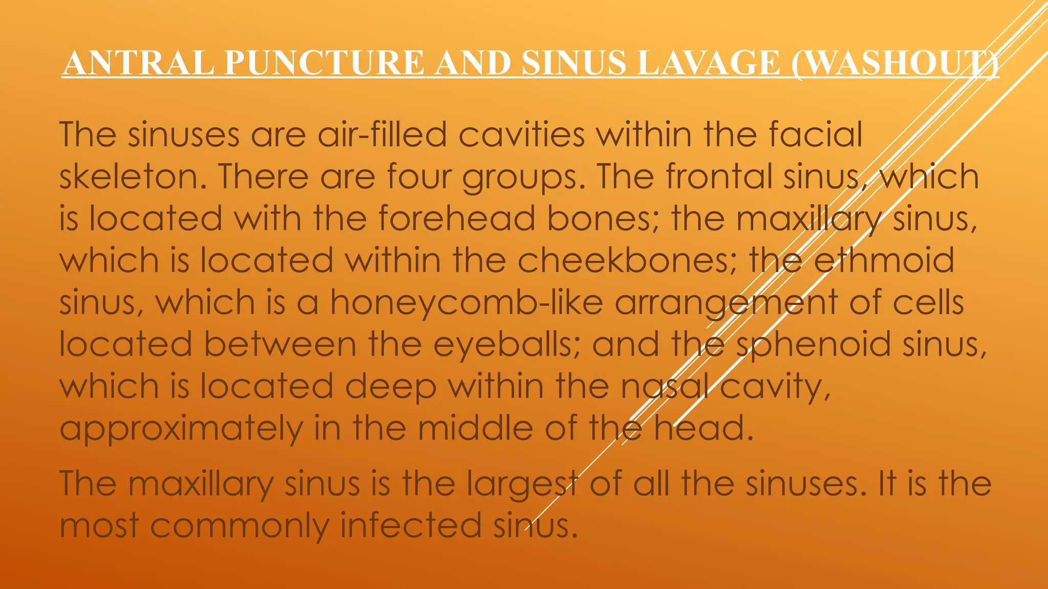 Antral Puncture and Sinus Lavage (Washout).pptx