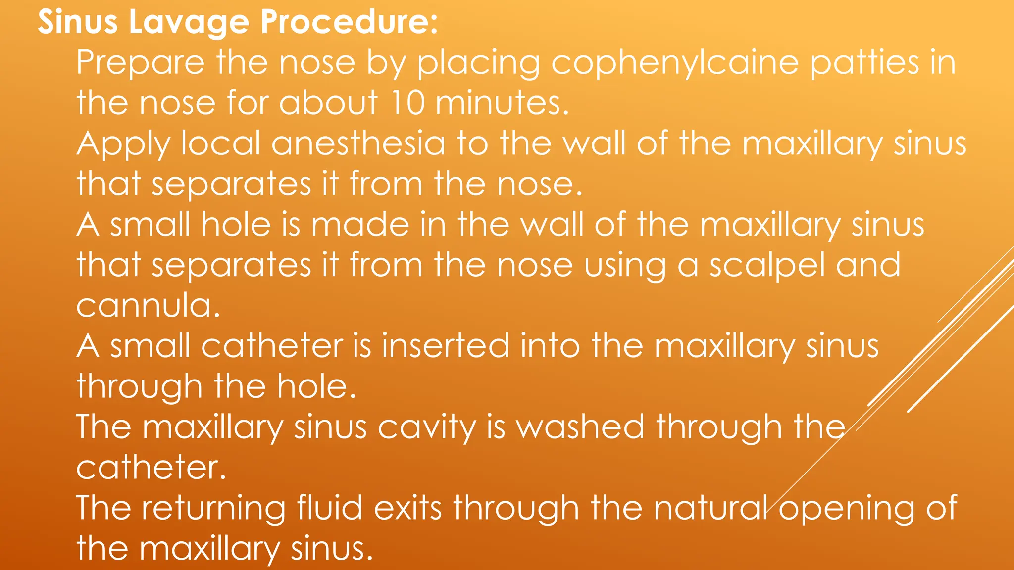 Antral Puncture and Sinus Lavage (Washout).pptx