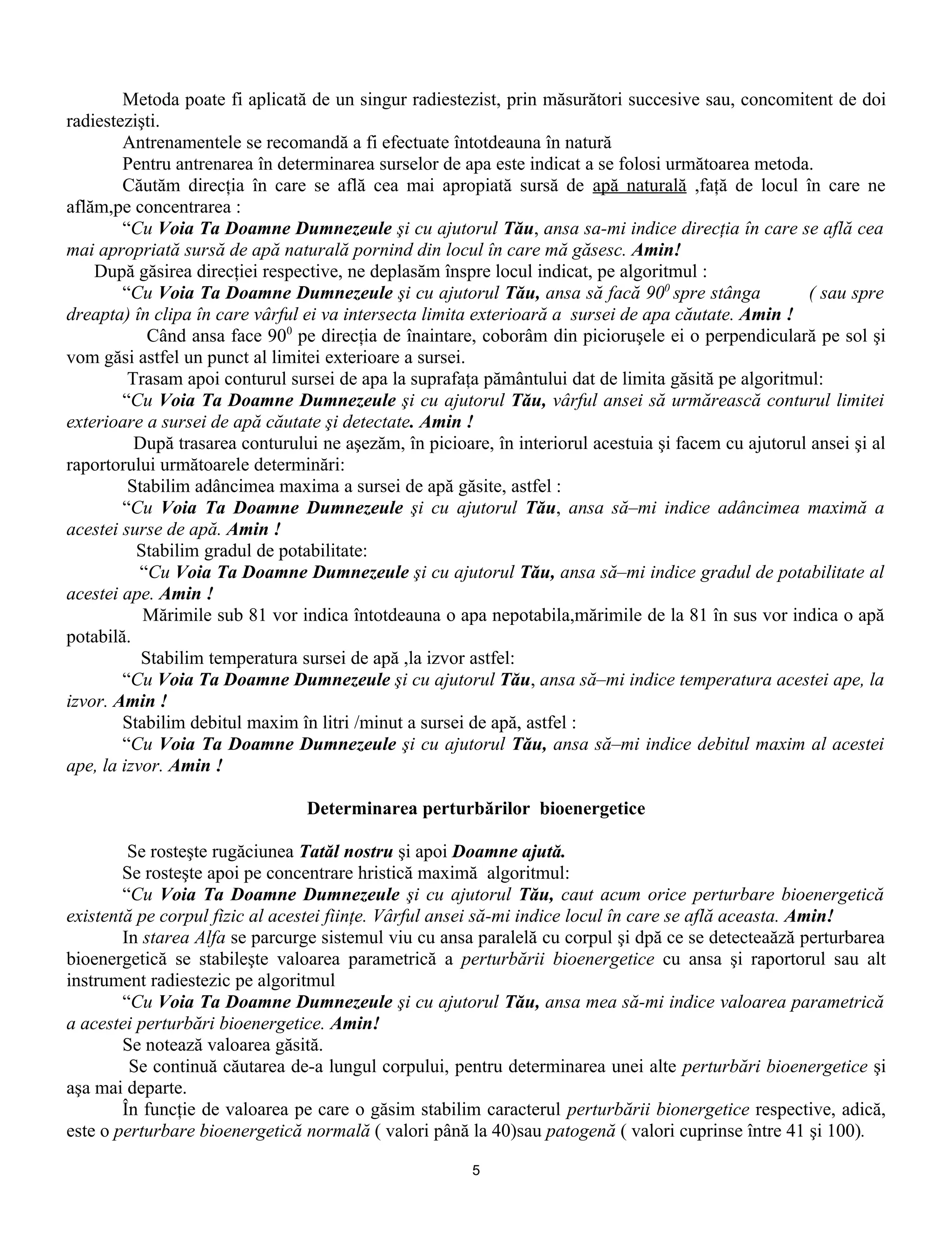 Antrenamente radiestezice | PDF