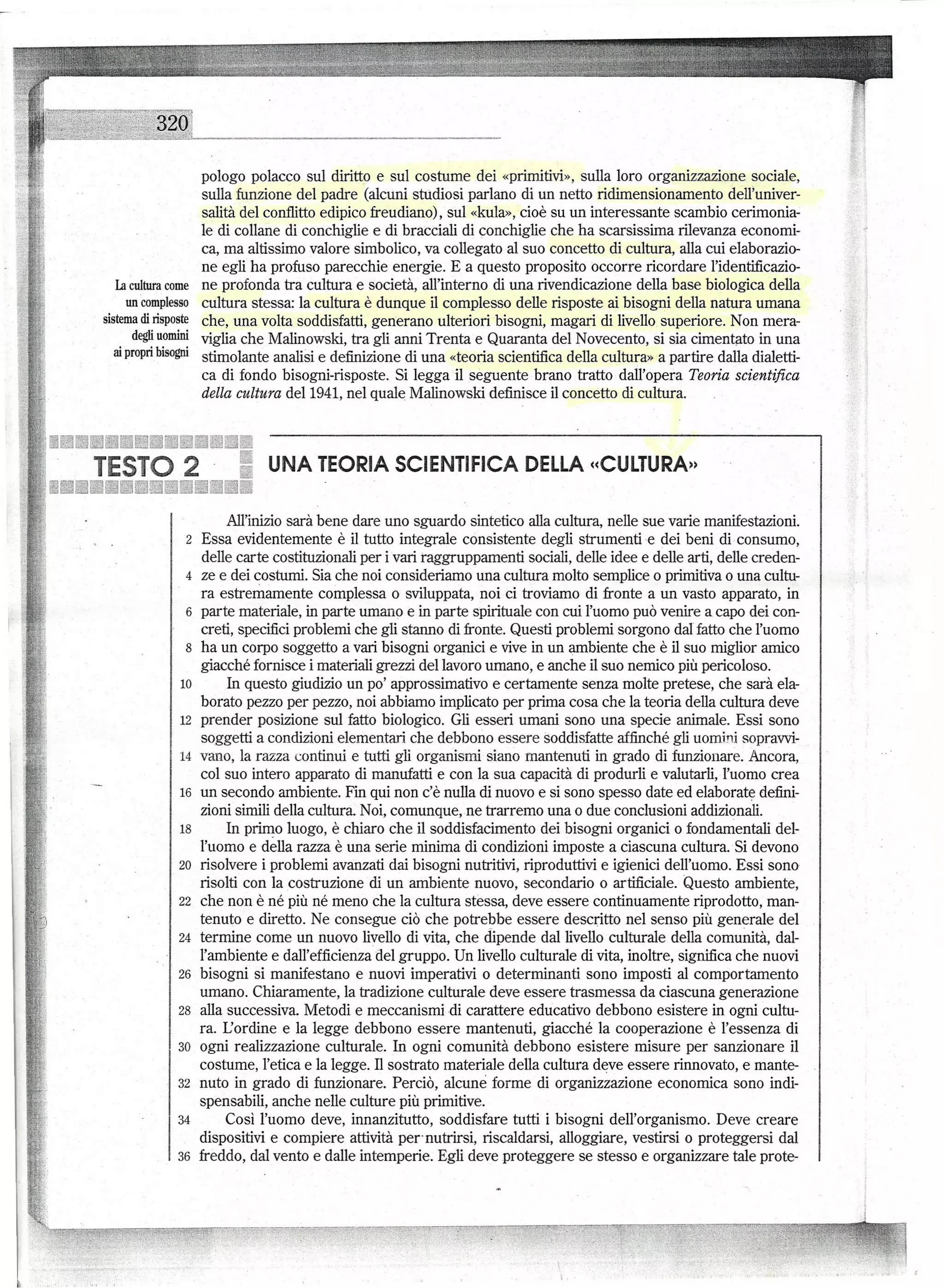 Antropologia culturale da fare filosofia temi vol3 | PDF