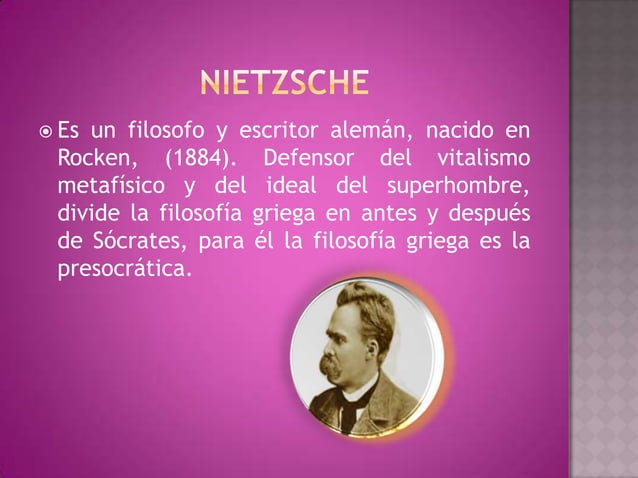Antropologia de nietzsche el superhombre | PPT