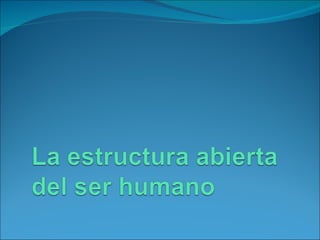 Antropologia tripartita y al estructura abierta del ser humano | PPT
