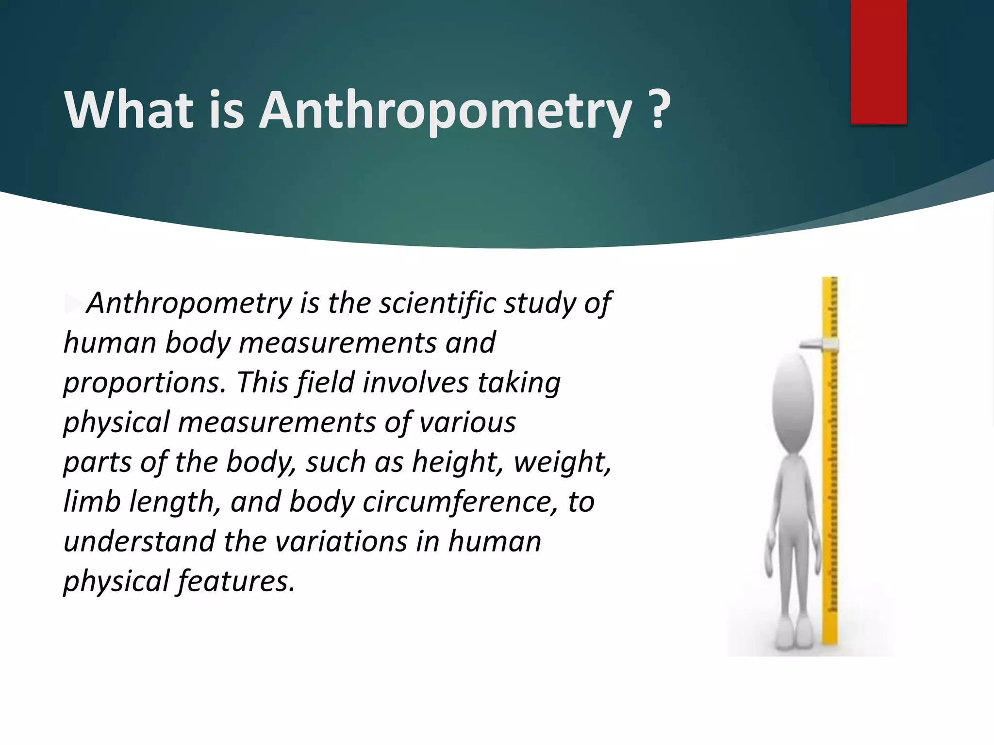 Antropomentry PPT NEW 01.pptx | Men\'s Health | Healthy Living