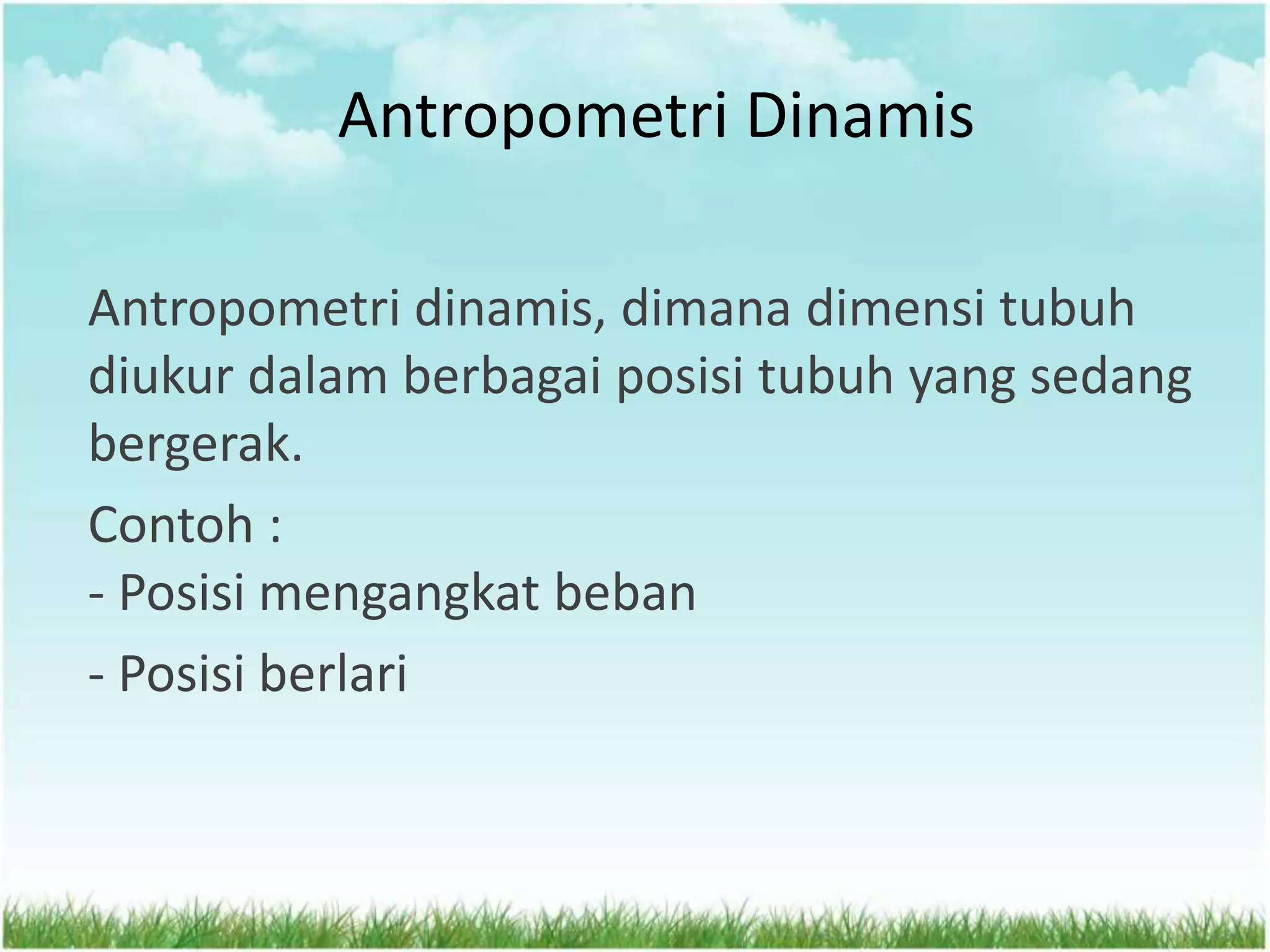 Antropometri | PPTX