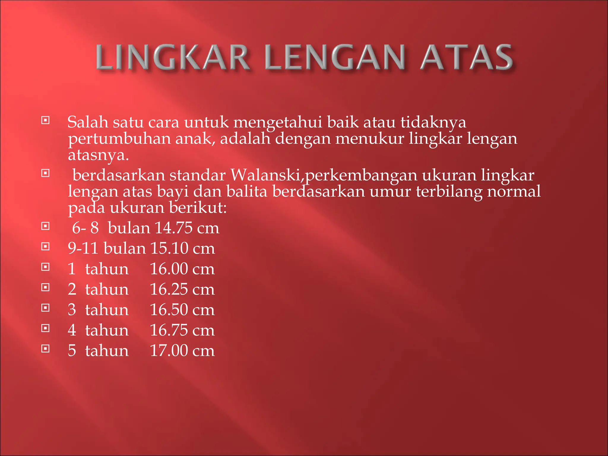 Cara menghitung Antropometri pada anakppt | PPT