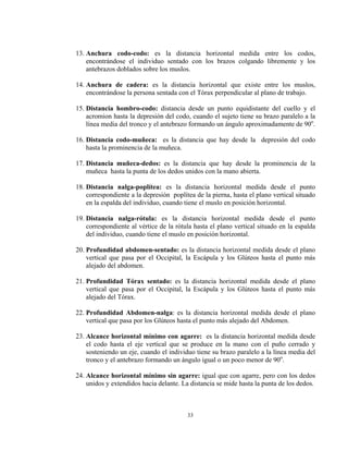 Antropometria y ergonomia | PDF
