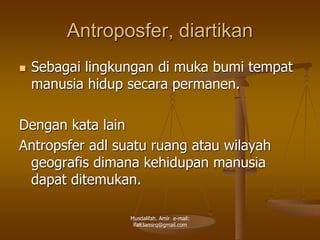 mata pelajaran geografi ANTROPOSFER 2.ppt