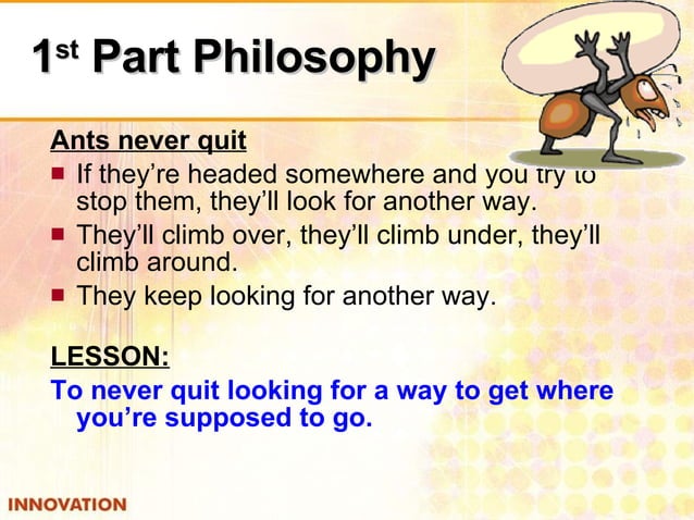 Ants Philosophy | PPS
