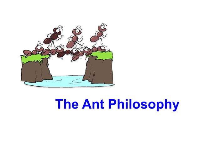 Ants Philosophy for management motivation.pptx