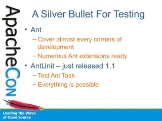 Ant Unit Your Functional Test | PPT