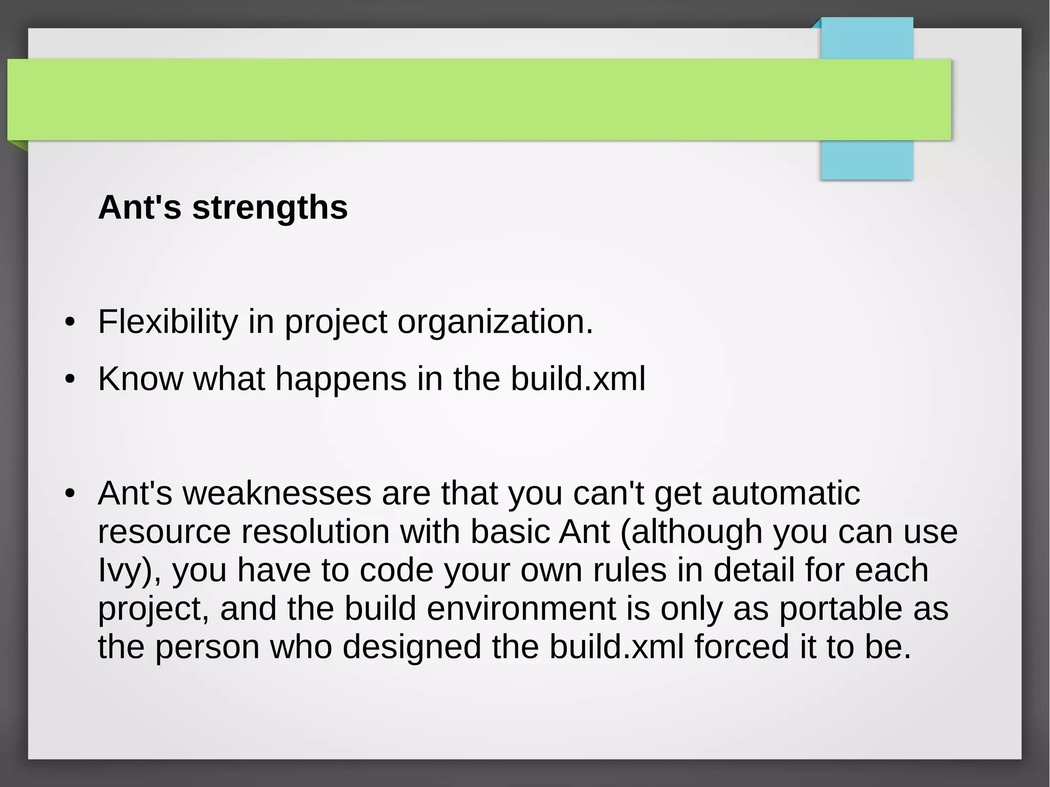 Apache ANT vs Apache Maven | PPT
