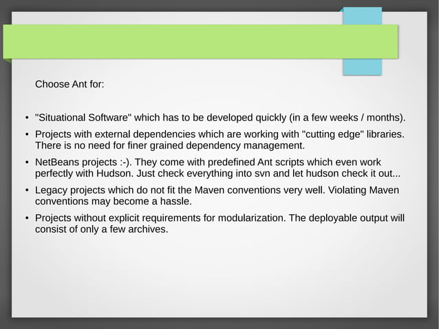 Apache ANT vs Apache Maven | PPT