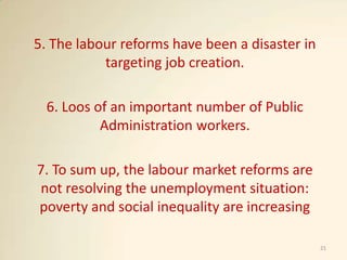 The labour market reforms in Spain | PPT