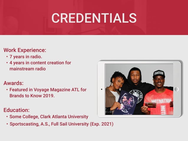 Antwoine Lights Personal Brand Presentation | PDF | College Radio | Music