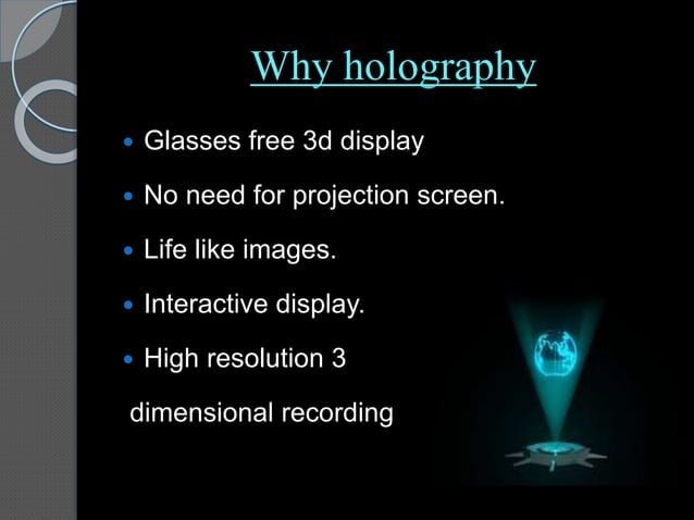 holography | PPT