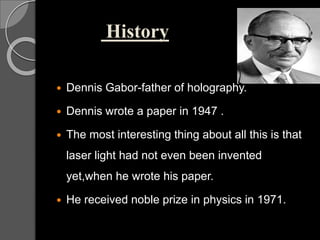 holography | PPTX