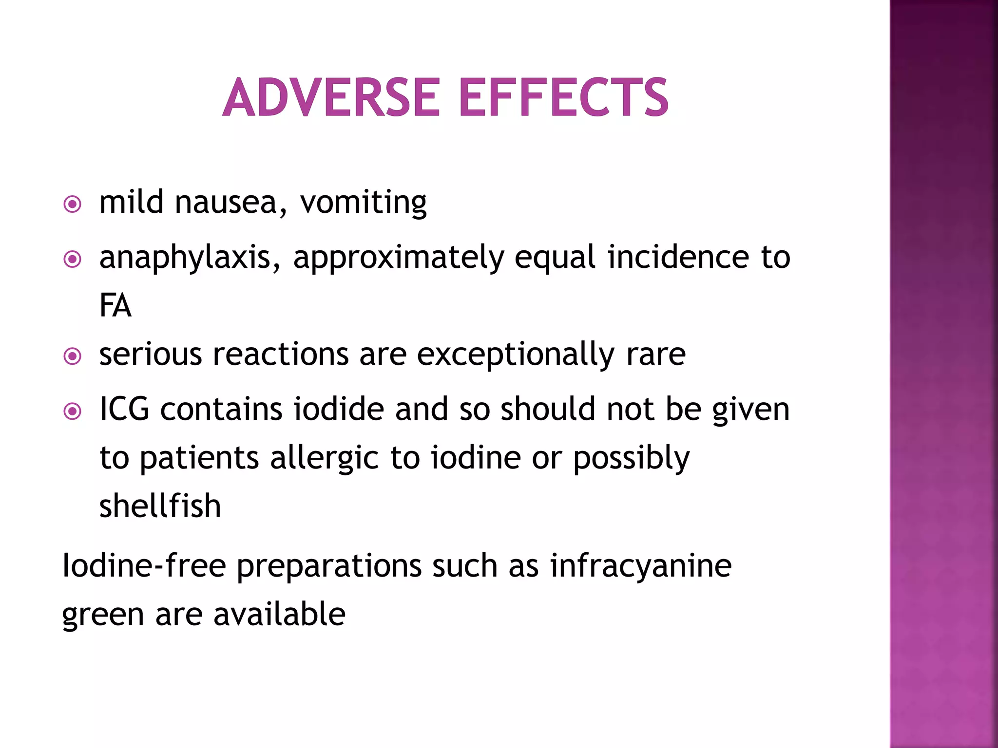 Indocyanine Green Angiography (ICG) | PPTX