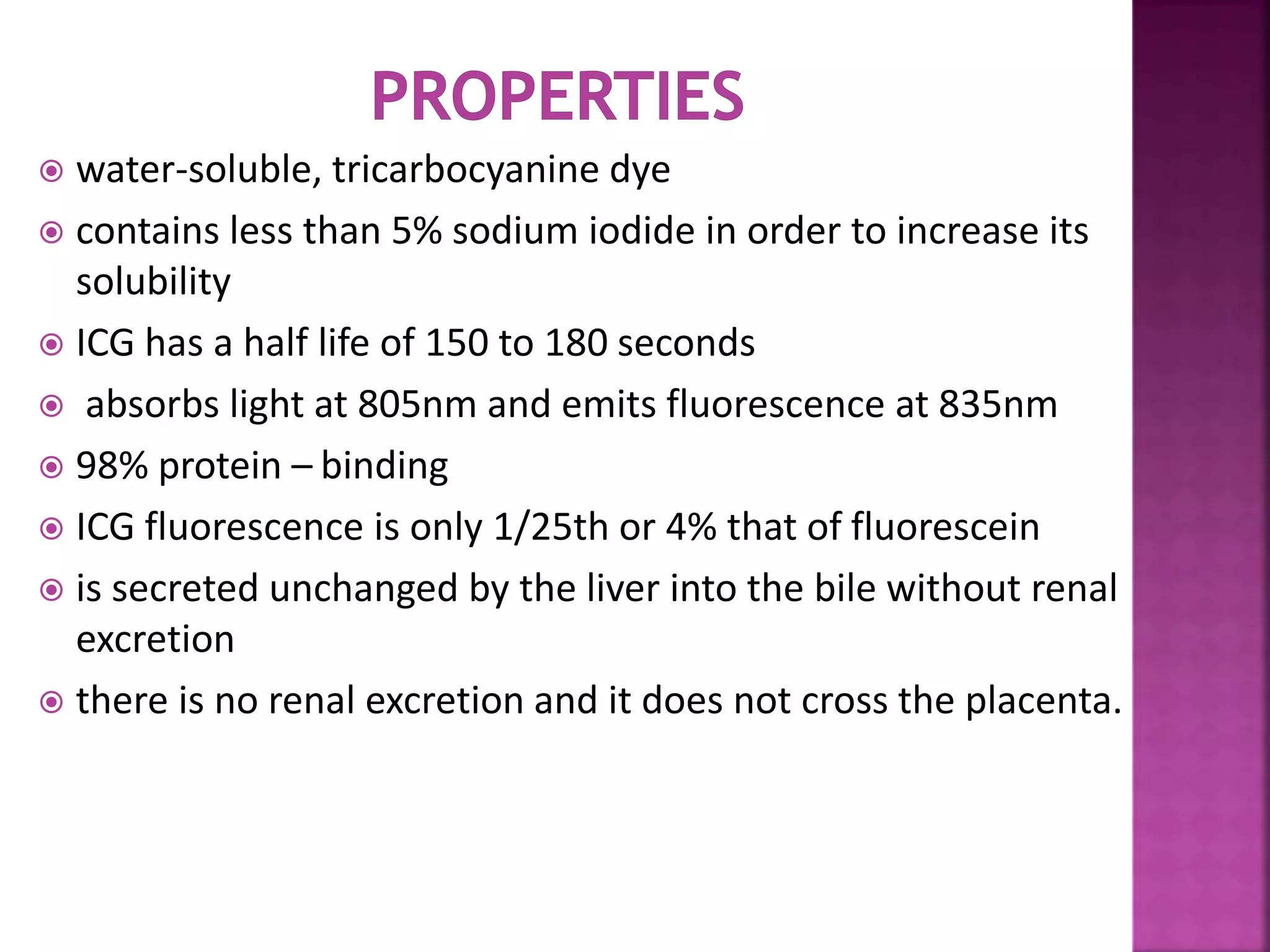 Indocyanine Green Angiography (ICG) | PPTX
