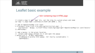 Building Maps with Leaflet | PPT