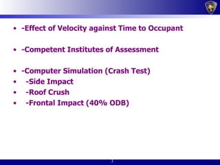 Passive Restraint | PPT
