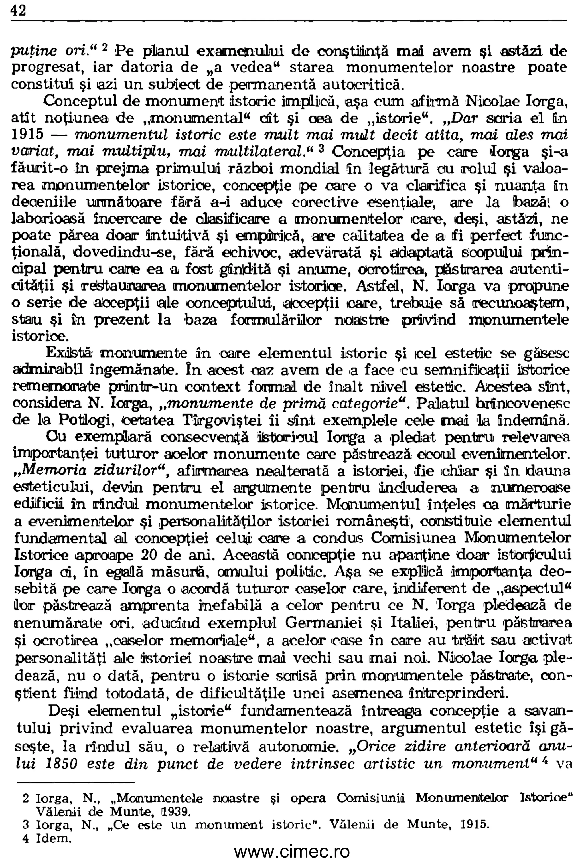 Andrei Paleolog: Nicolae Iorga - În apărarea monumentelor istorice | PDF
