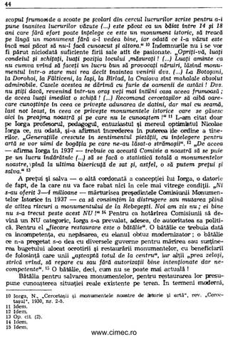 Andrei Paleolog: Nicolae Iorga - În apărarea monumentelor istorice | PDF