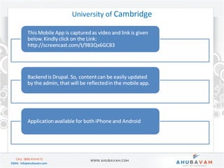 University Mobile App Solutions | PPT