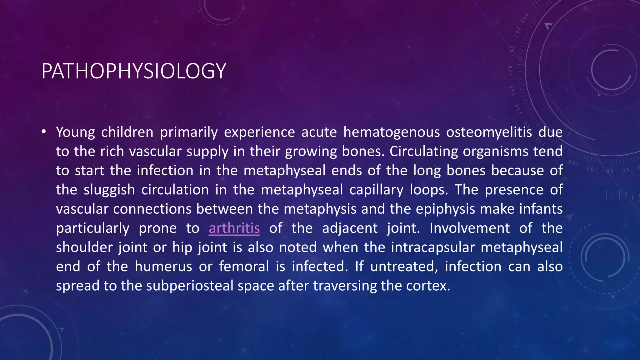Hematogenous Osteomyelitis | PPTX