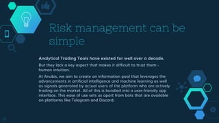 Anubis - Crypto Trading Signals | PPTX | Business | Business and Finance