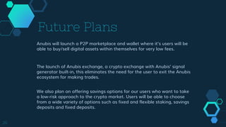 Anubis - Crypto Trading Signals | PPTX | Business | Business and Finance