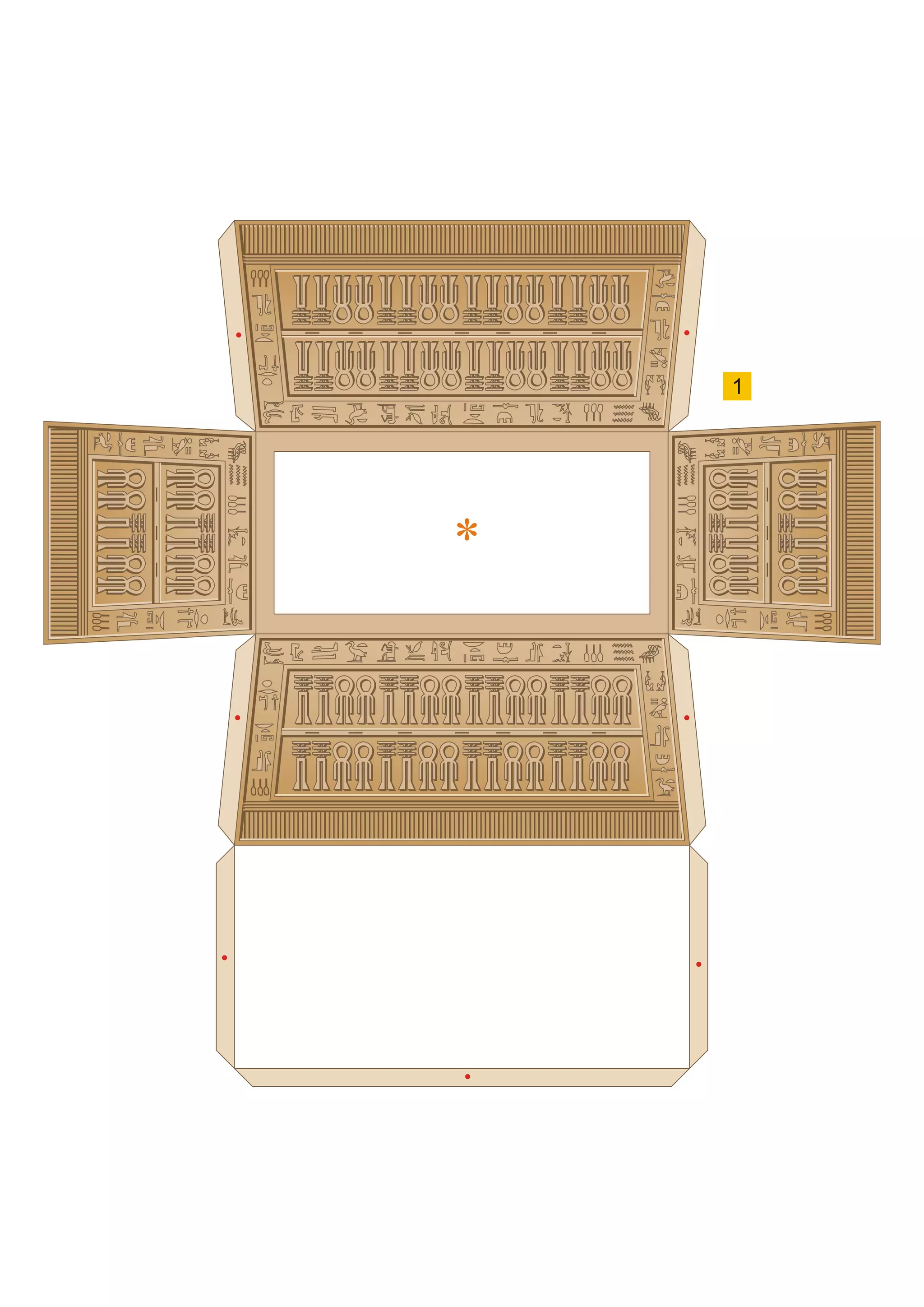 Papercraft Anubis box | PDF