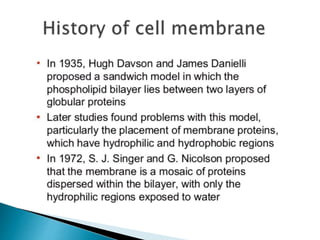 Cell Membrane | PPTX