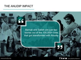 Anudip Profile.pdf | Career Planning | Careers