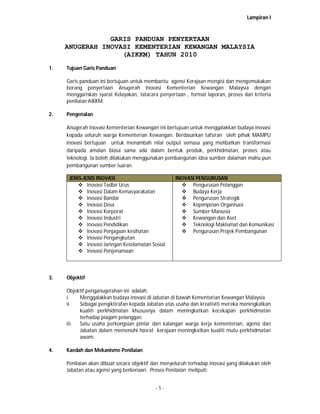 Anugerah inovasi | PDF