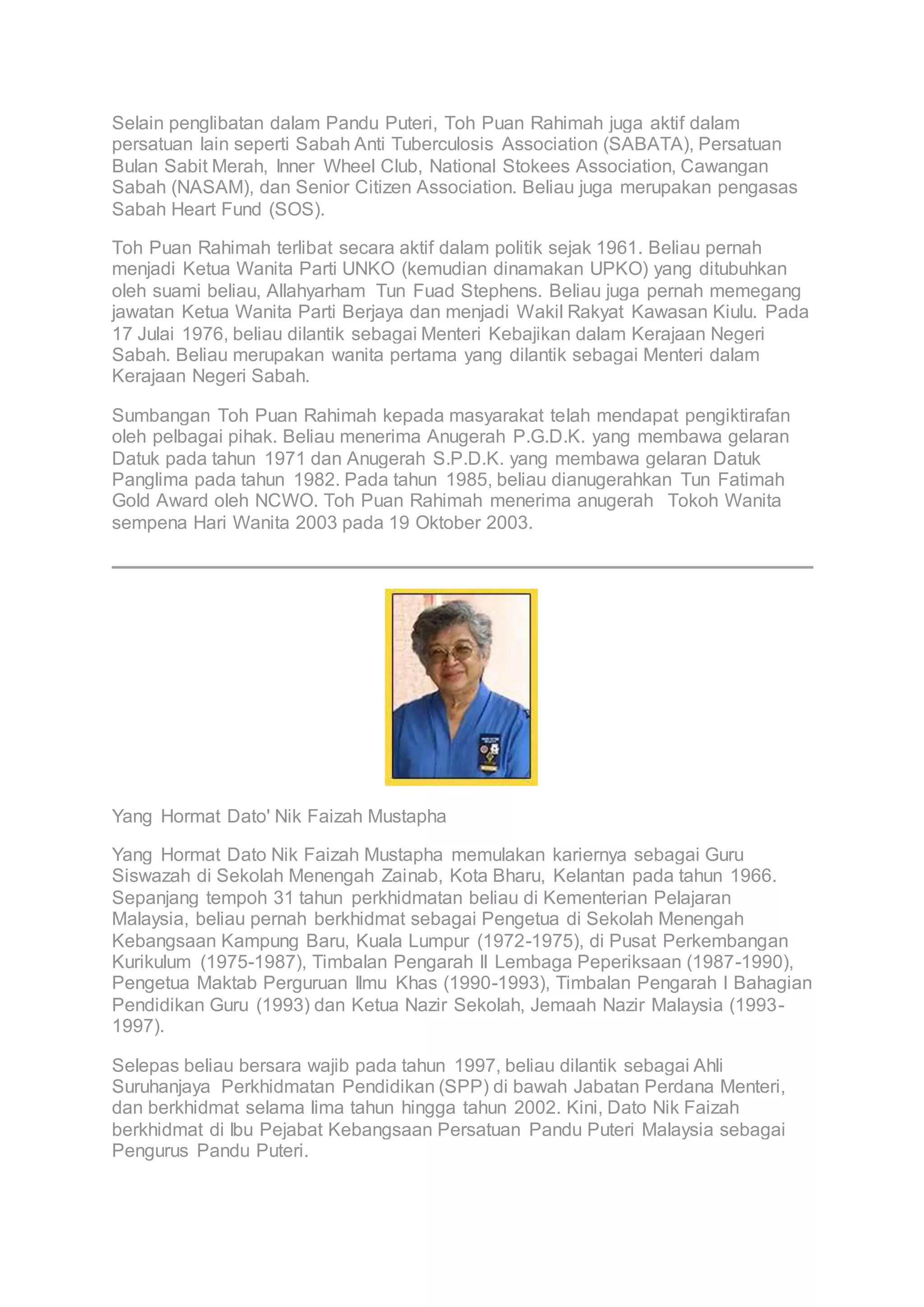 Anugerah srikandi 2006 | DOCX