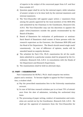 Anu guidelines | PDF