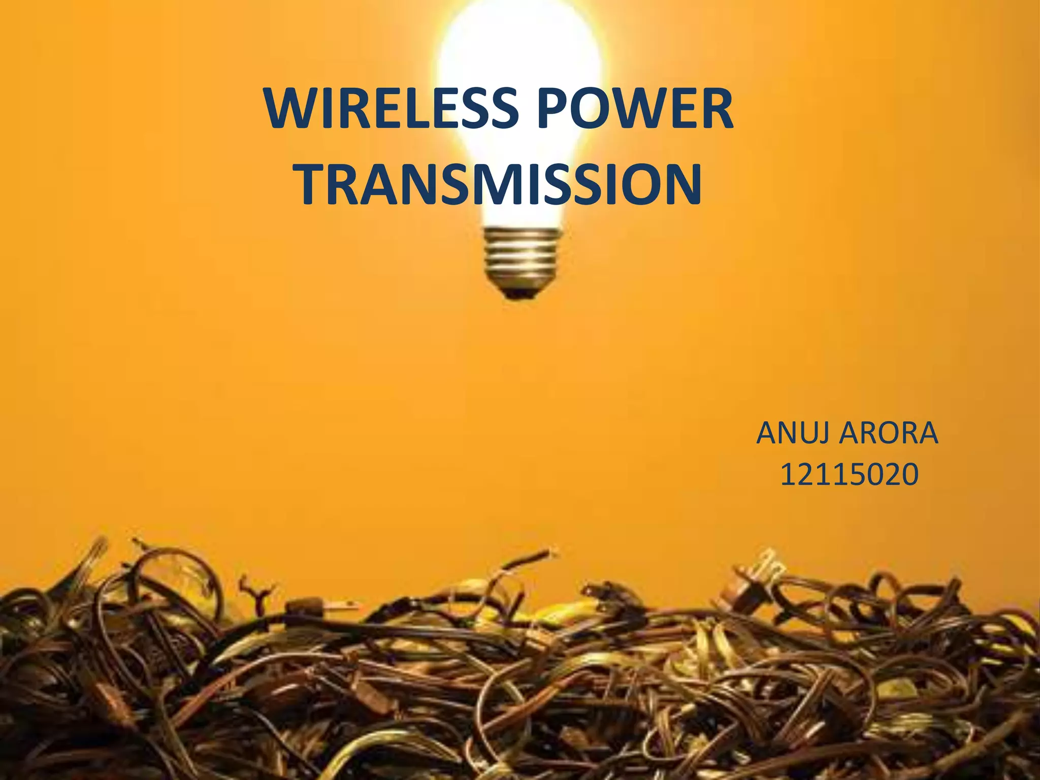 wirless power transmission | PPT
